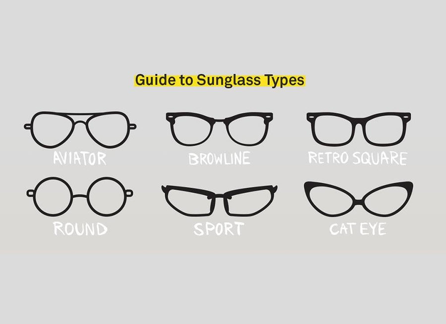 What are all the different types of glasses?