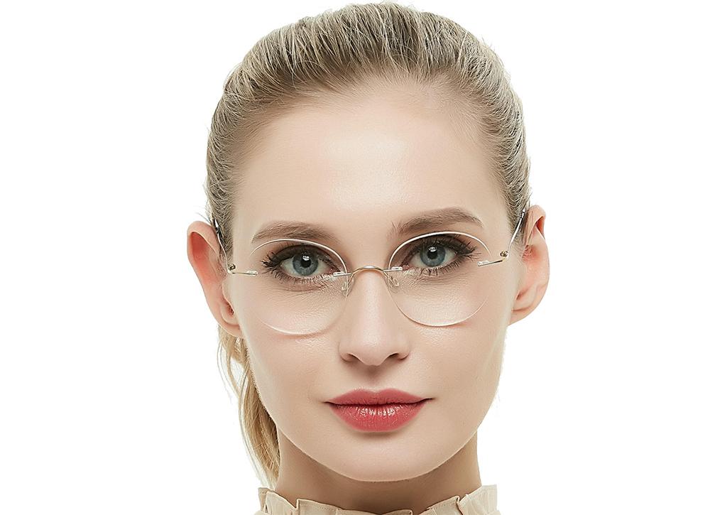 What are the brands of rimless eyeglasses for women | KoalaEye